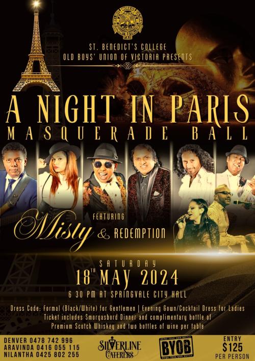 A Night in Paris Masquerade Ball - Serendibnews