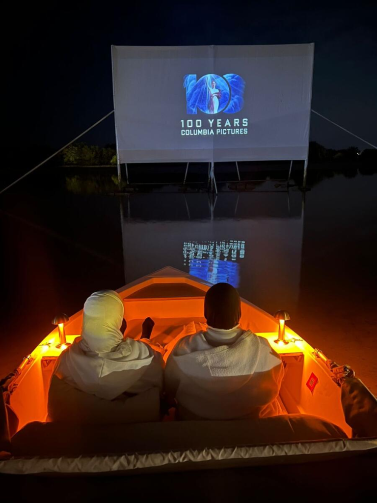 UAE's floating cinema: Watch movies on a boat amidst mangroves, under ...
