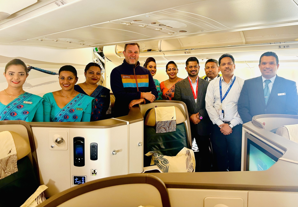 Intrepid Travel Group MD Brett Mitchell Flies with SriLankan Airlines ...